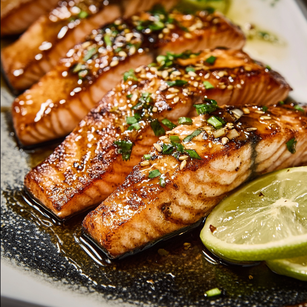Honey Garlic Salmon Fillet
