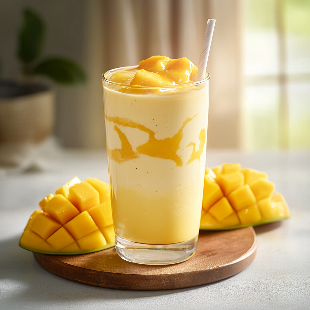 Mango Lassi - Yogurt-based mango drink
