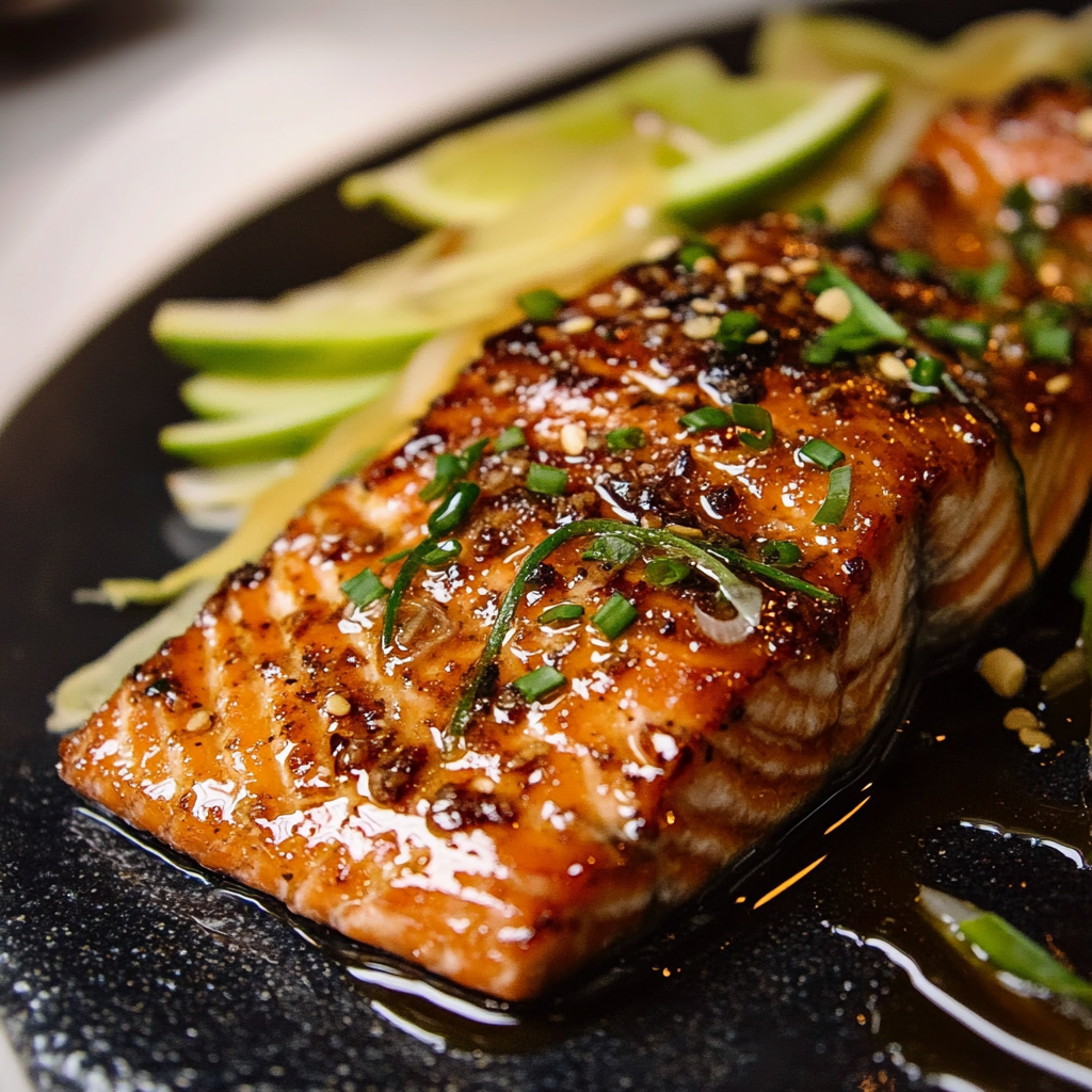 Honey Garlic Salmon Fillet