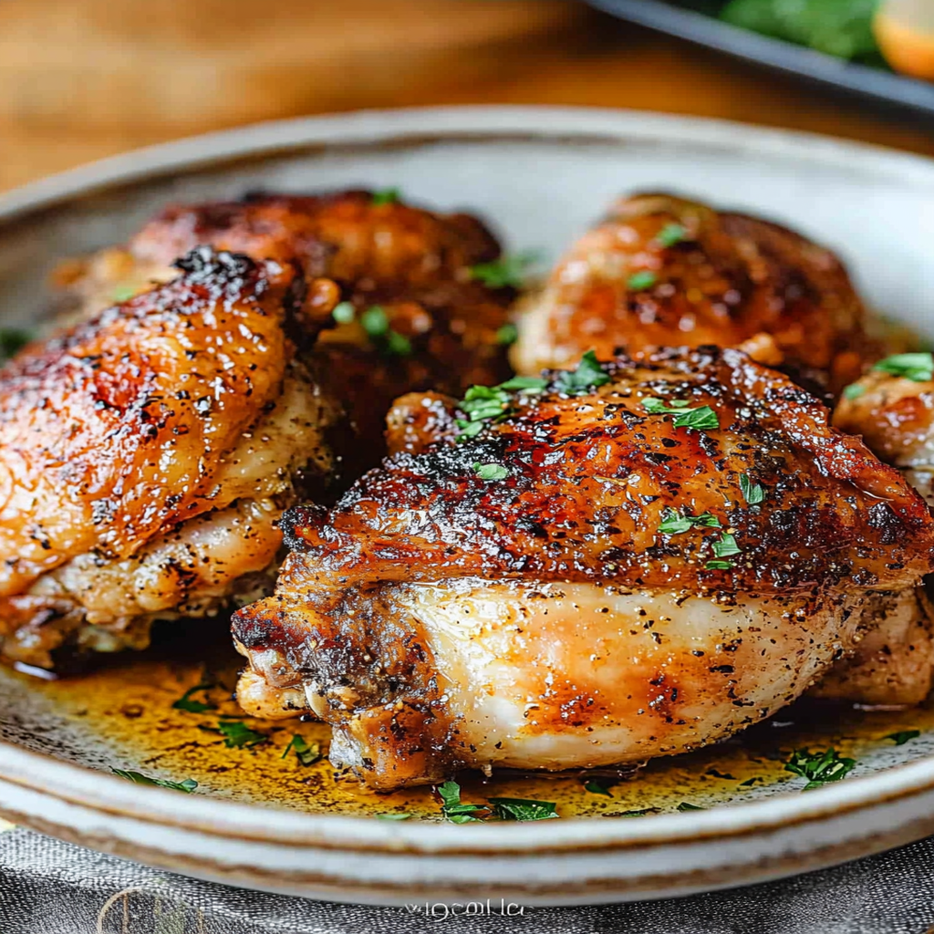 Roasted Chicken Thighs