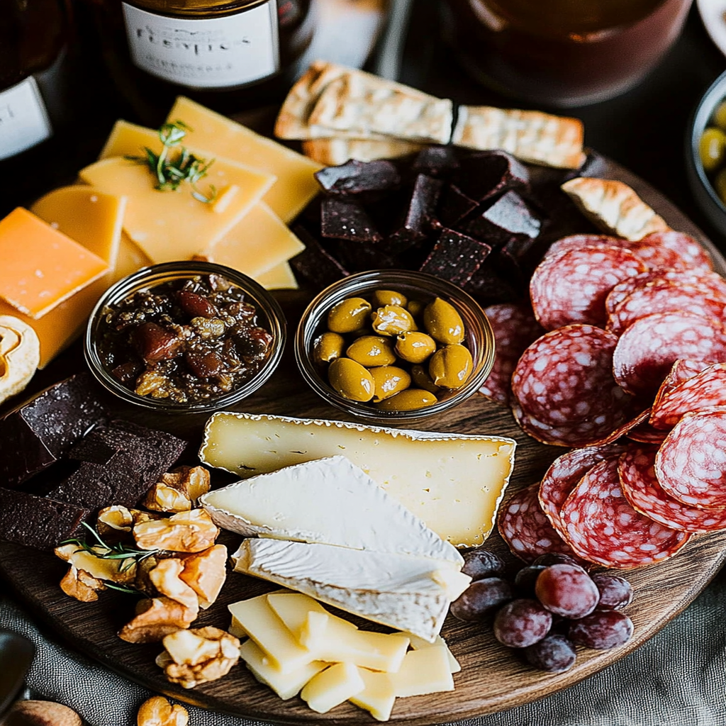 Savory Cheese Board for Father's Day Snacking