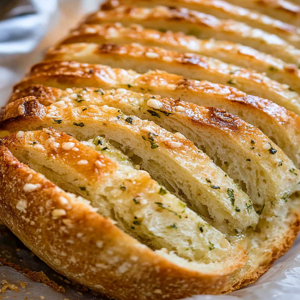 Garlic Bread with Sliced Bread