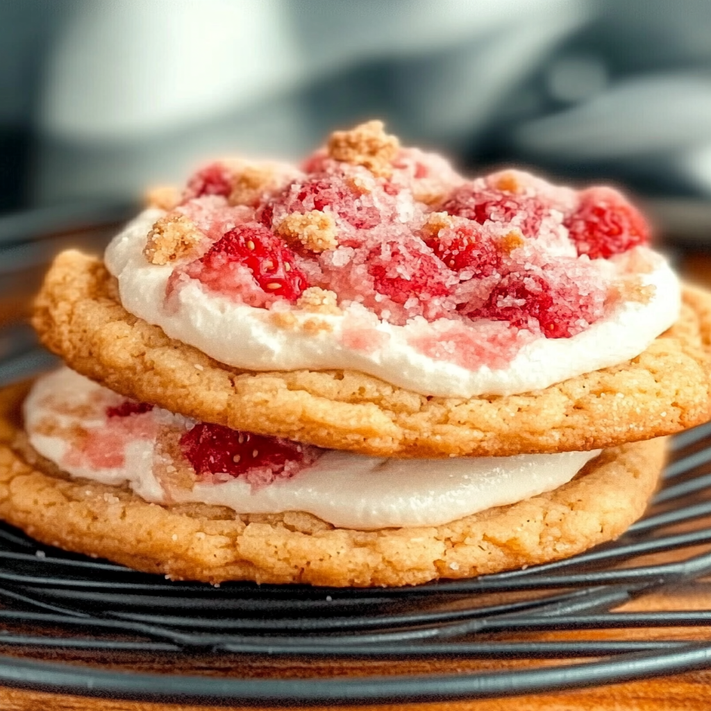 Strawberry Shortcake Cookies