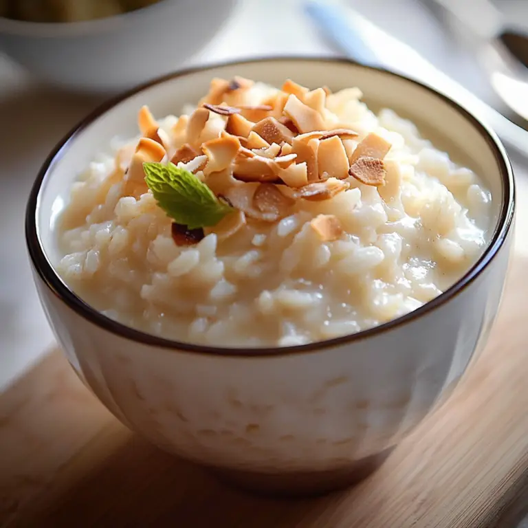 Coconut Rice Pudding