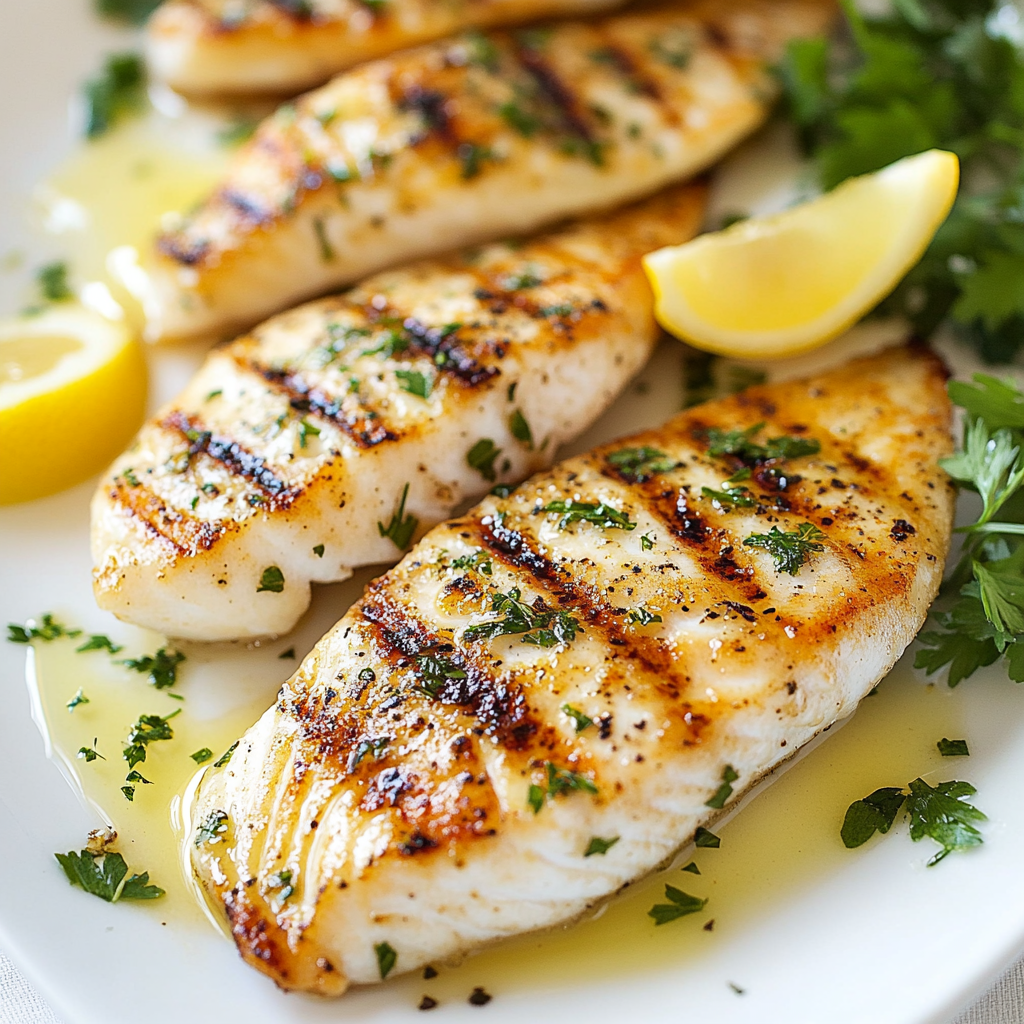Lemon Herb Grilled Tilapia