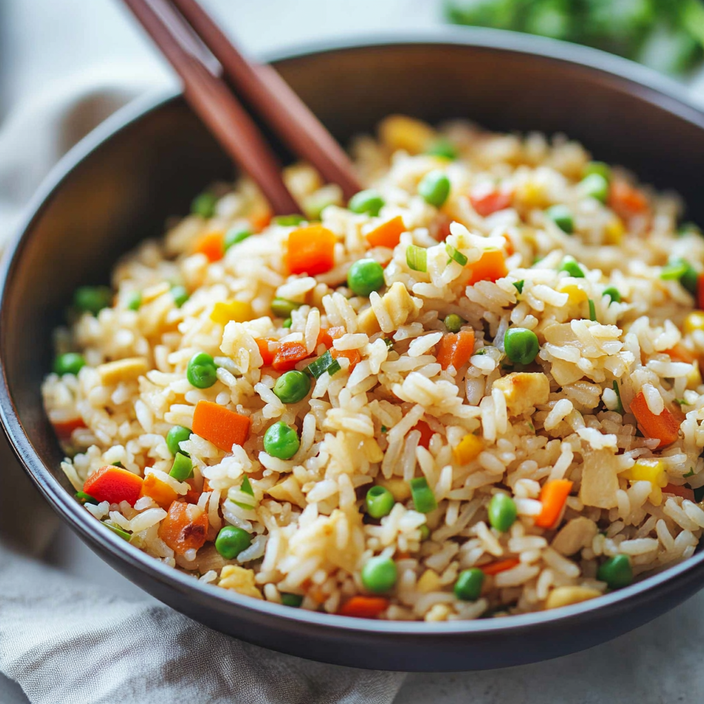 Stir-Fried Rice with Vegetables