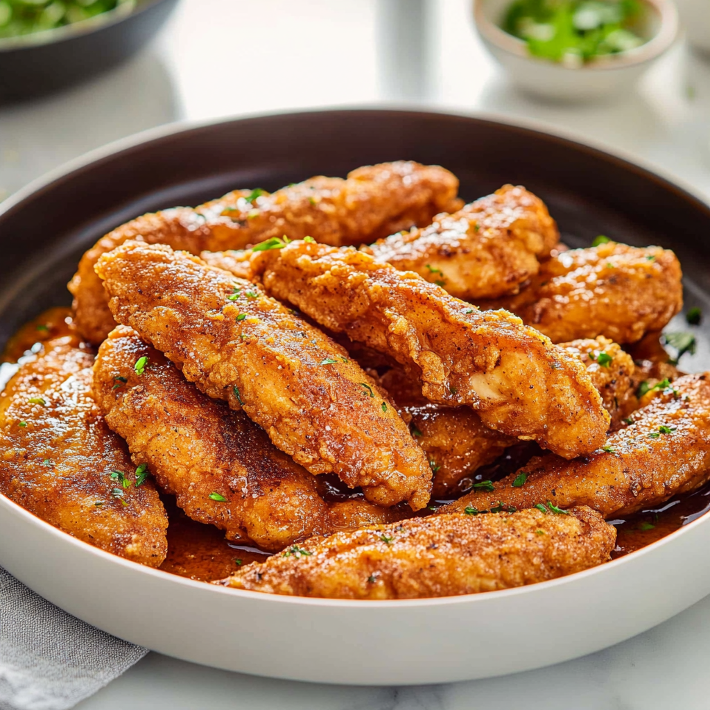 Crispy Oven-Baked Chicken Strips