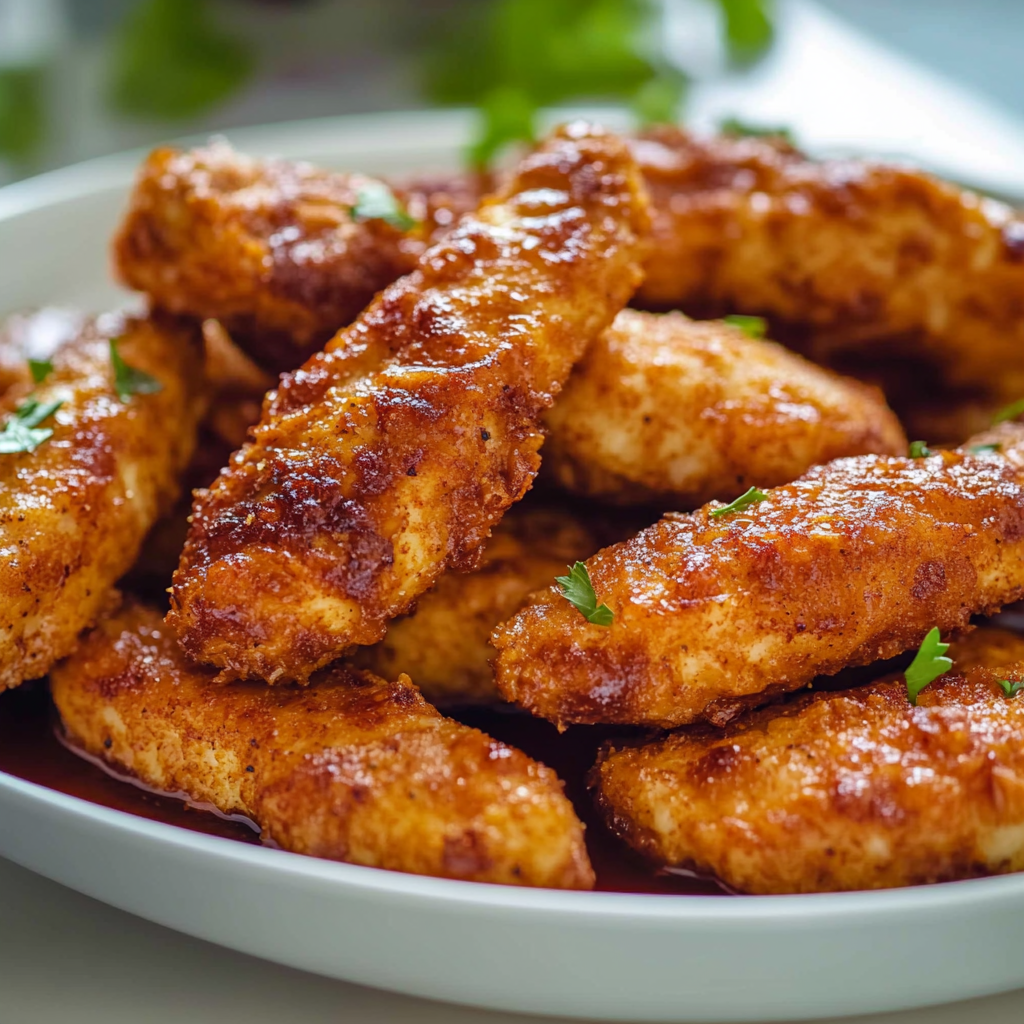 Crispy Oven-Baked Chicken Strips