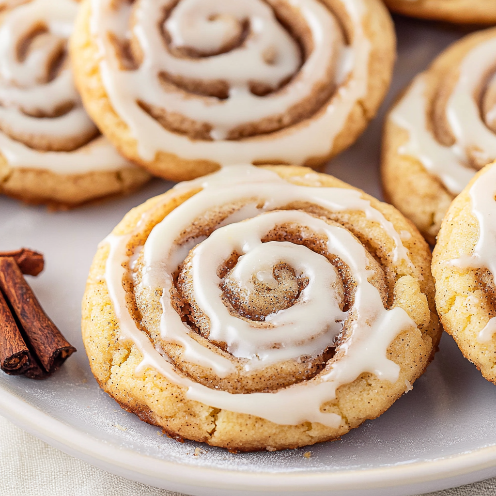 Soft and Chewy Cinnamon Roll Sugar Cookies