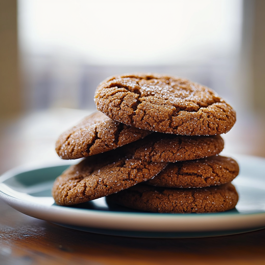 Irresistibly Chewy Molasses Cookies