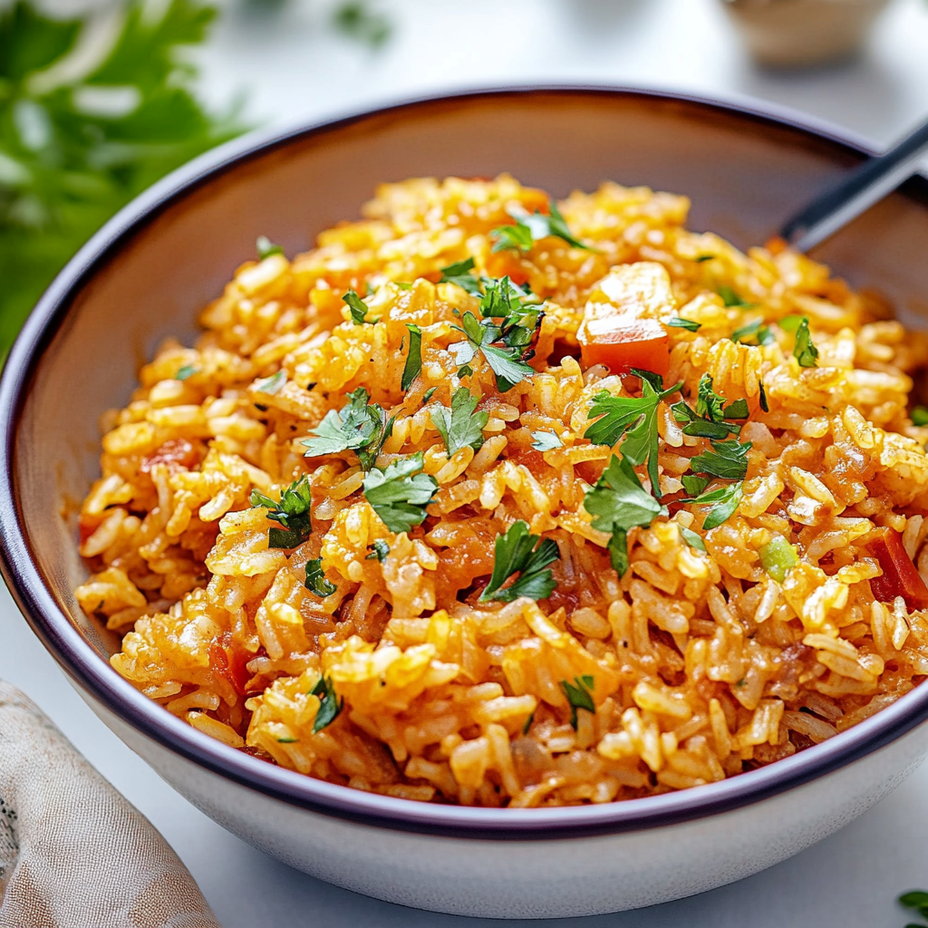 Spanish Rice in Rice Cooker