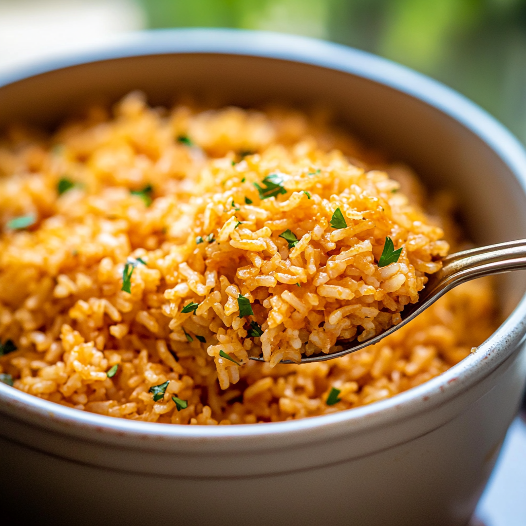 Spanish Rice in Rice Cooker