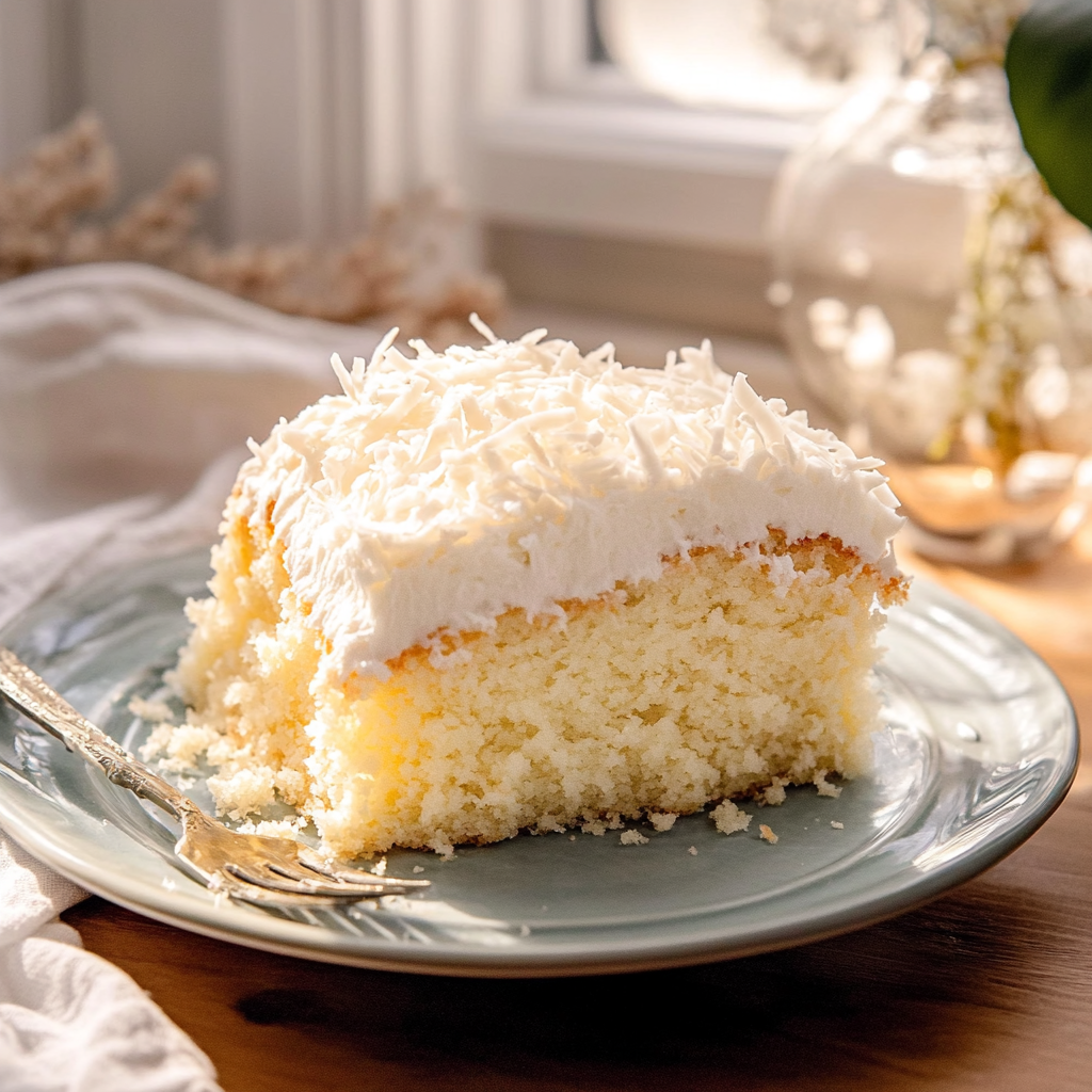 Coconut Cake with Box Cake Mix